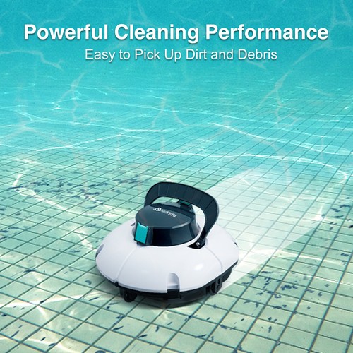 Winny Pool Cleaner Robot Cordless Pool Vacuum Ideal for Above Pools ...