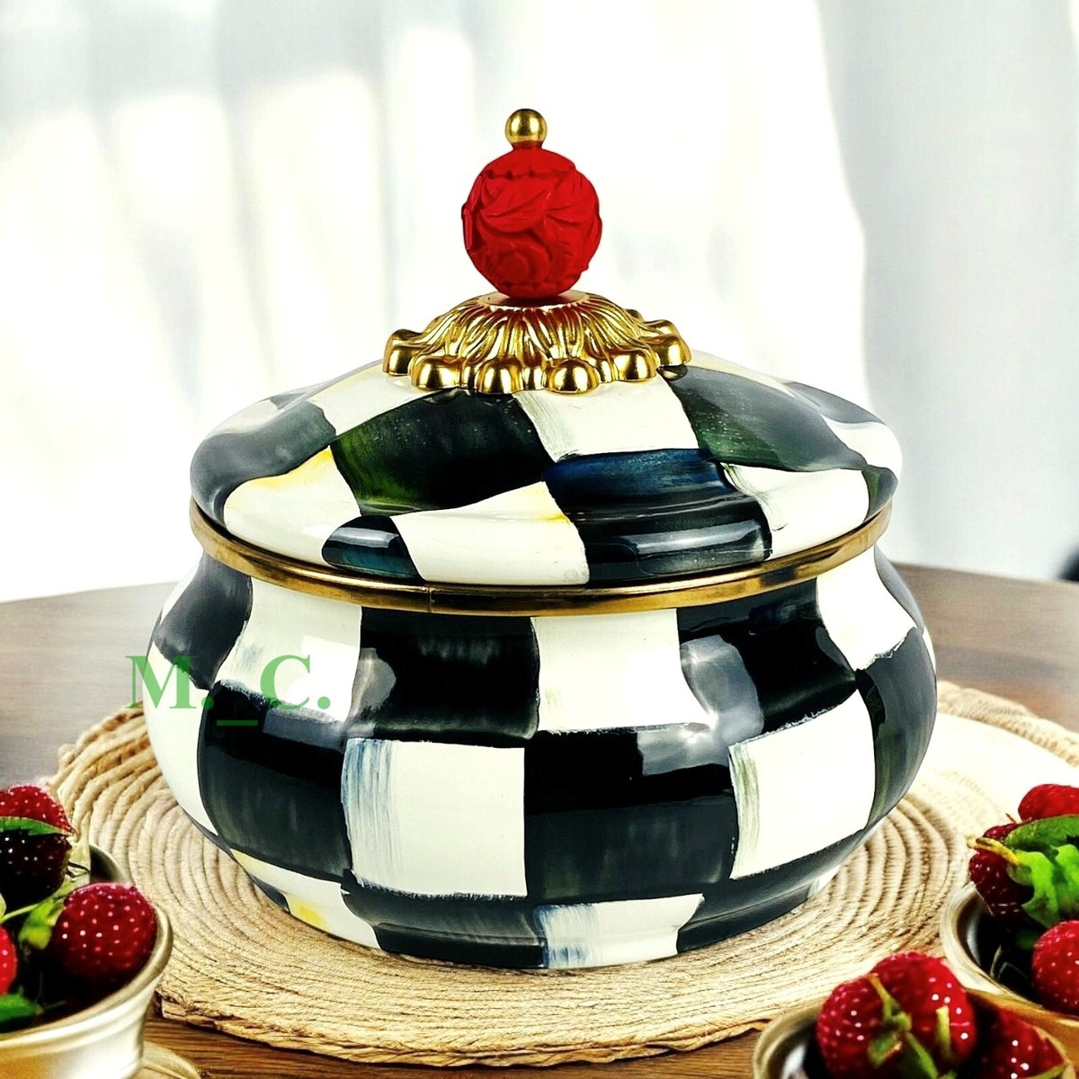 Courtly MacKenzie Childs | Courtly Stripe Wallpaper