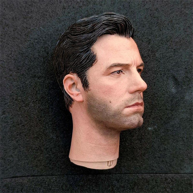 High Quality Delicate Painted 1/6 Scale Ben Affleck Head Sculpt Fit 12 ...