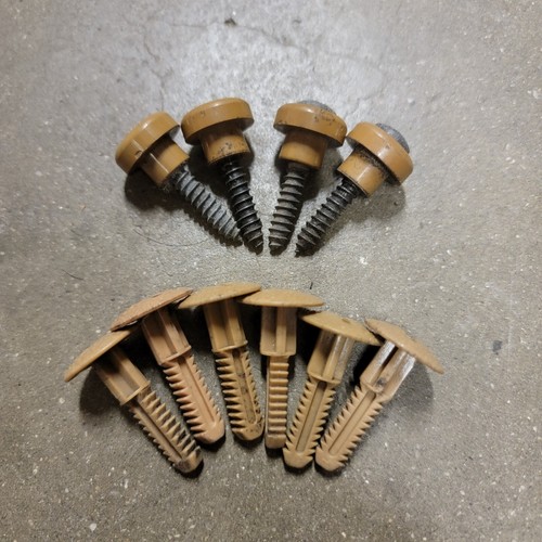 Volvo 240 Tan Map Pocket Hardware Set Complete Hand Picked 244 245 242 ...