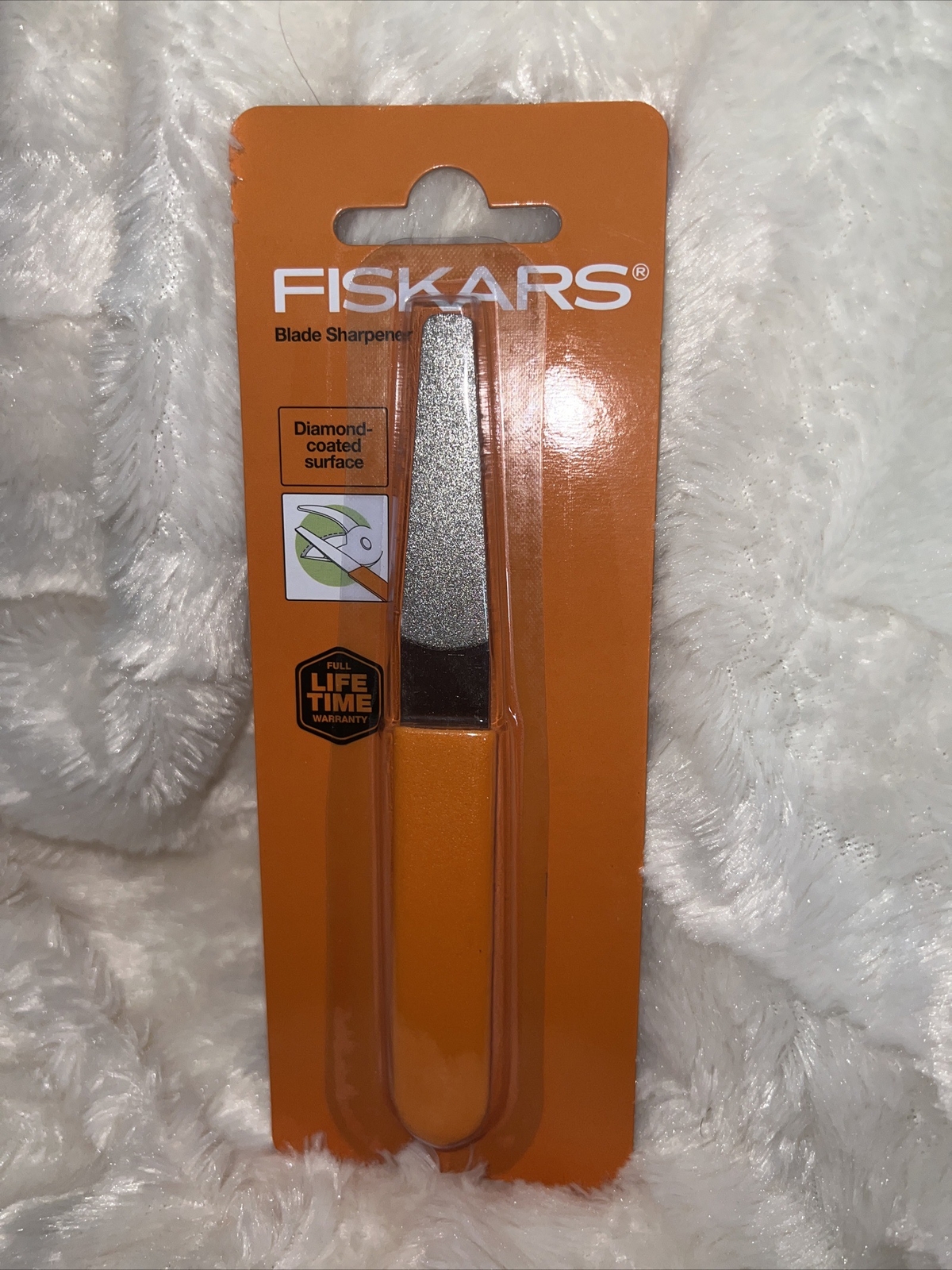 Fiskars 6 In. Diamond Coated Blade Sharpener for Gardening Tools for ...