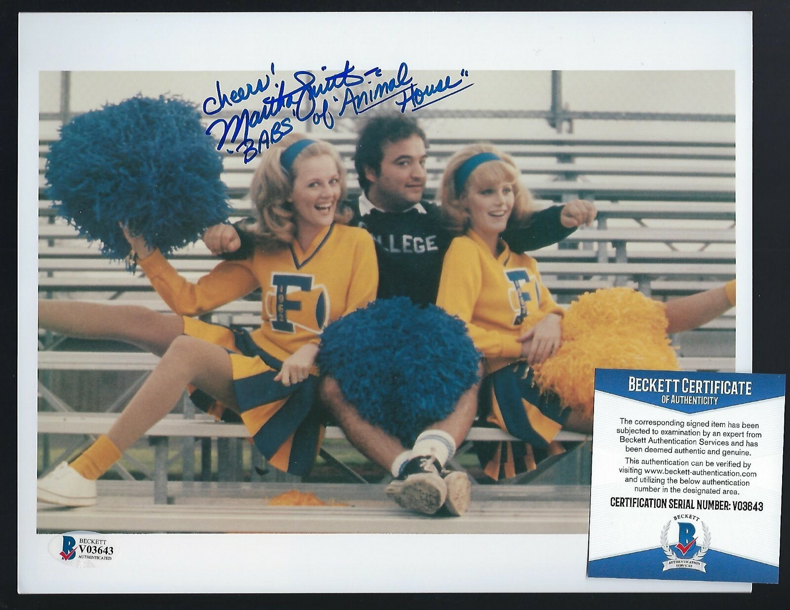 Martha Smith signed 8"x 10" photograph BAS Authenticated Animal House ...