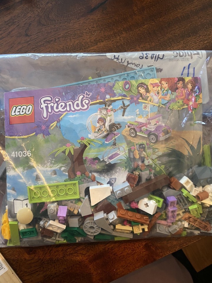 LEGO Friends Jungle Bridge Rescue Set 41036 Complete, used | eBay