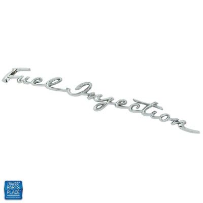 Fuel Injection Fender Hood Or Trunk Chrome Emblem Each - GM 3746457 | eBay