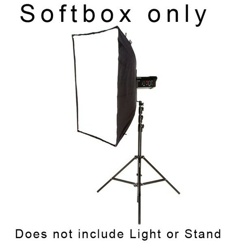 Bowens Softbox 100cm Sq semi rigid durable outer and textured inside ...