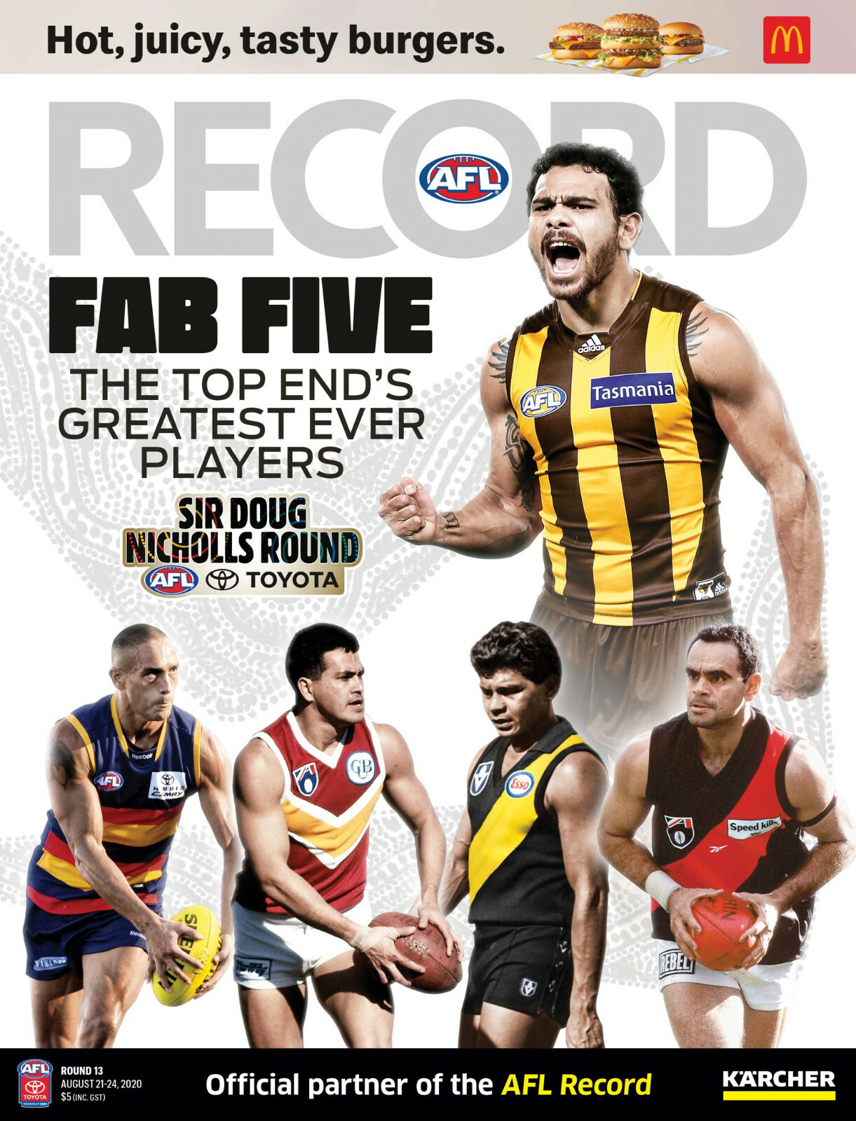 AFL Footy Record - 2020 Round 13 - Fab Five - Top End Greatest Ever ...