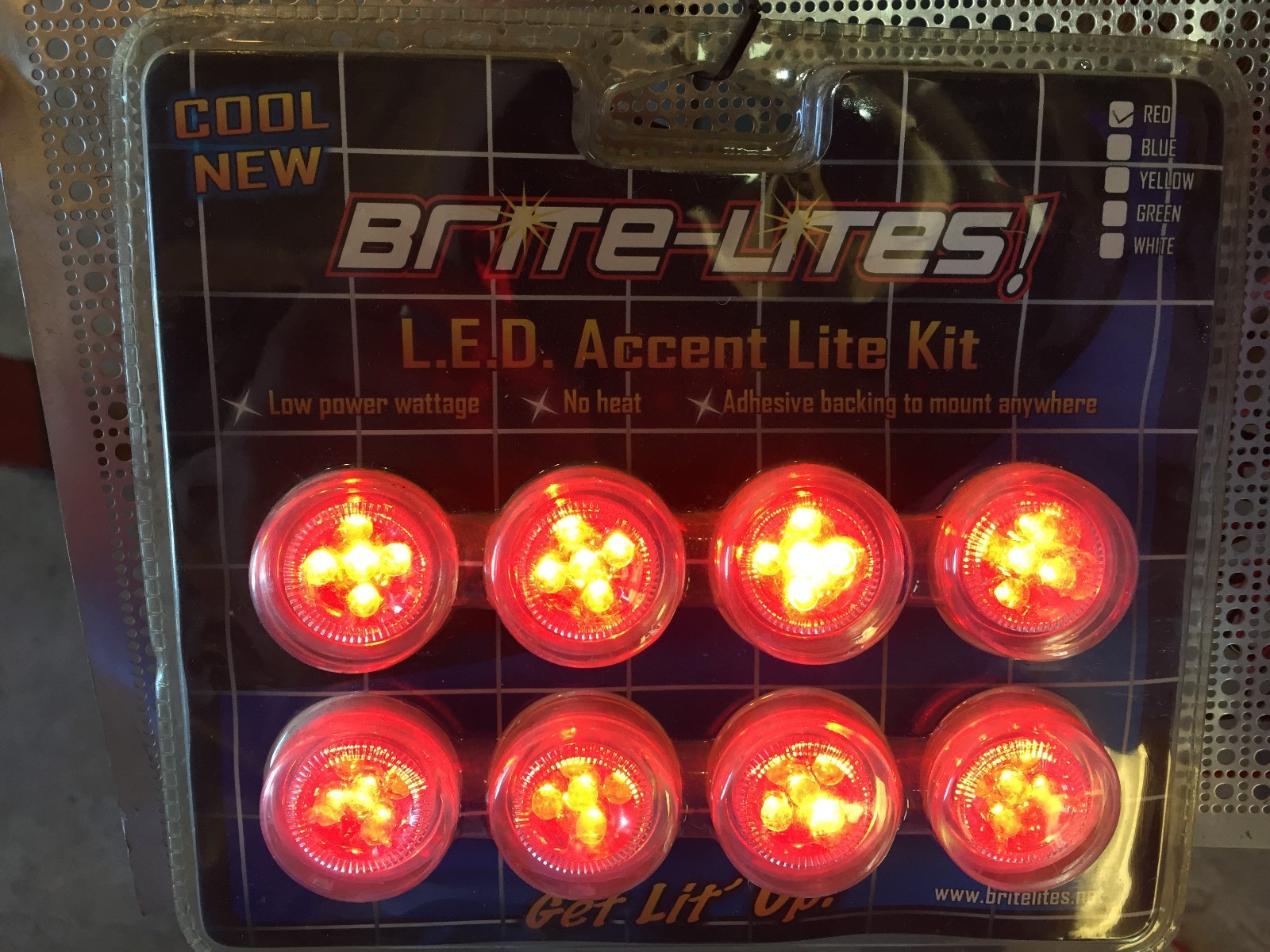 BRITE-LITES RED LED ACCENT KIT, 12VDC, 8 MODULES WITH 5 LED'S EACH | eBay