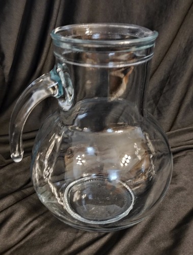 Vintage Italian Glass Bedside Water Pitcher 72 oz. | eBay