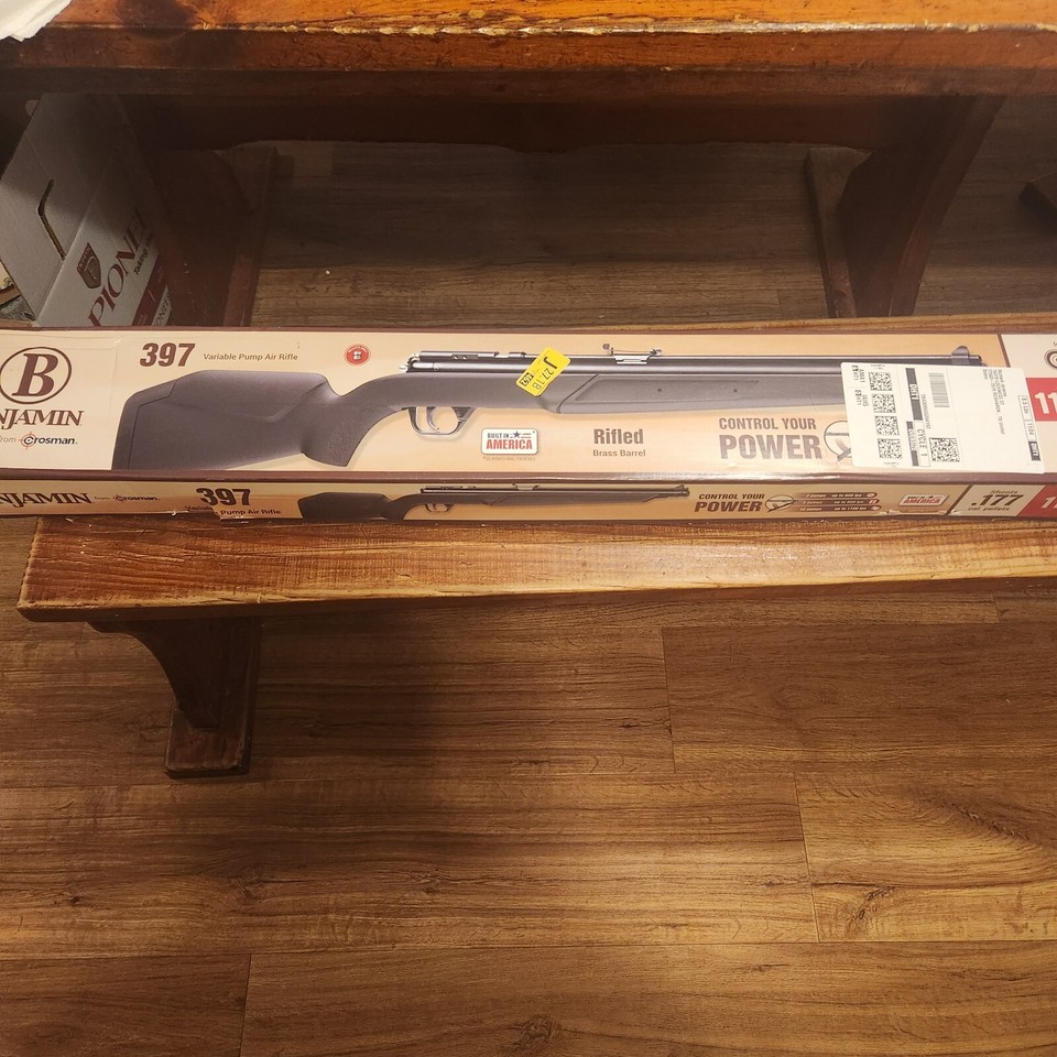 BENJAMIN SHERIDAN MODEL 397 .177 CALIBER BLACK PELLET RIFLE | eBay