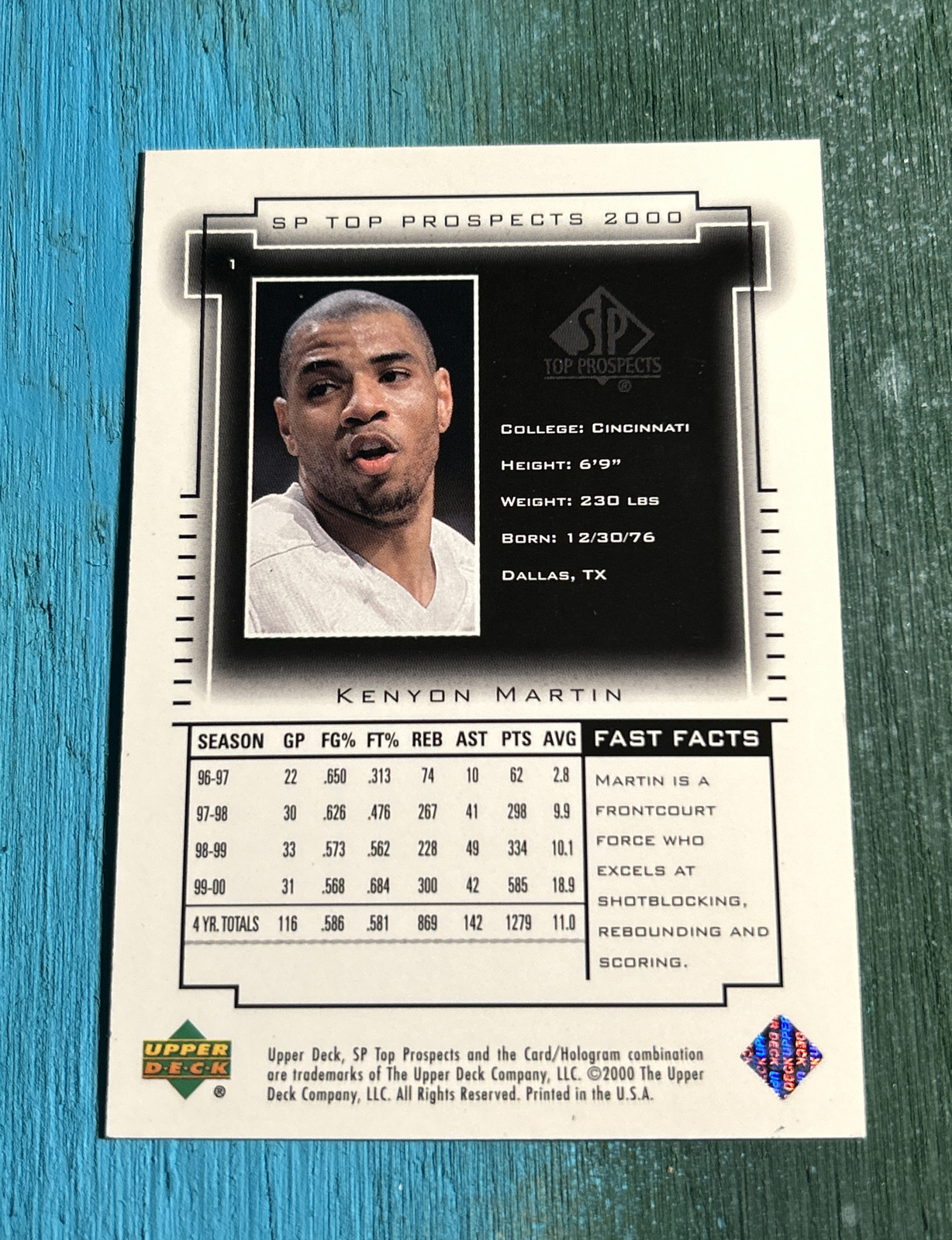2000-01 SP Top Prospects - #1 Kenyon Martin (RC) for sale online | eBay