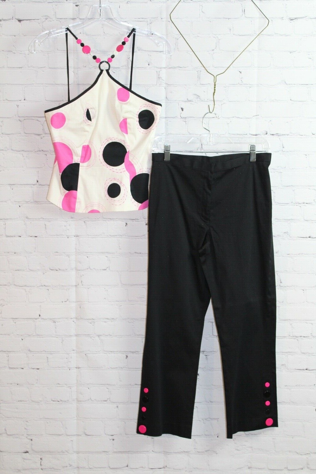 Ash ~ Jade Melody Tam Halter Top & Matching Pants Set… - Gem