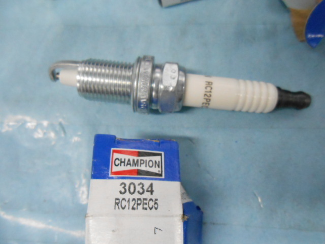 Champion Platinum Power Premium Spark Plug RC12PEC5 3034 QTY 5 | eBay