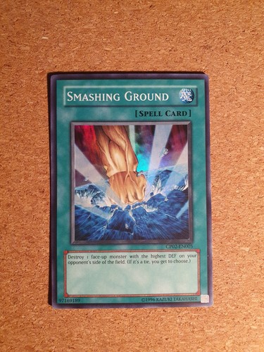 Smashing Ground CP02-EN005 Super carte Yugioh | eBay
