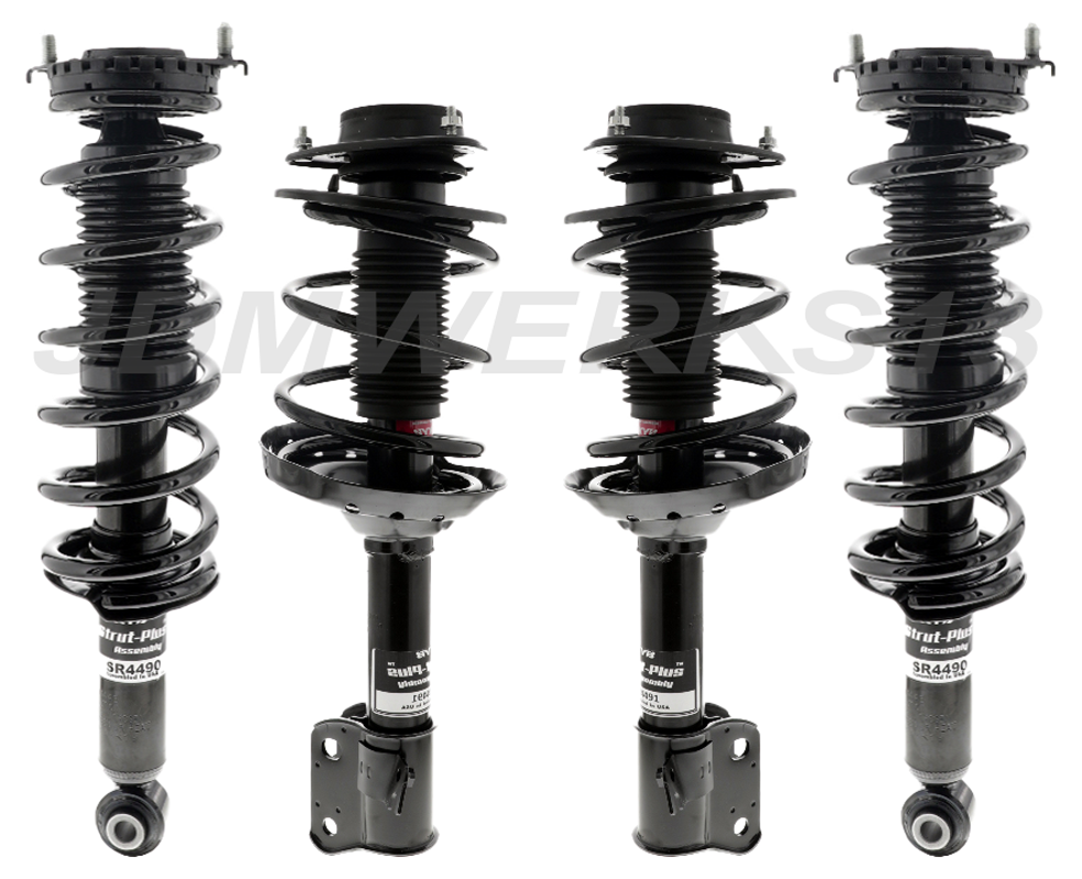 FCS 4 LOADED QUICK STRUTS SHOCKS for HONDA ACCORD LX EX EXL 2.4L 13 14 ...