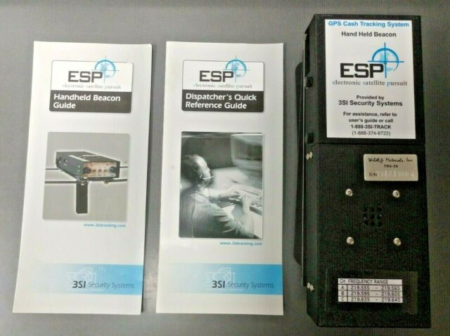ESP Electronic Satellite Pursuit GPS Cash Tracking System Hand Held ...