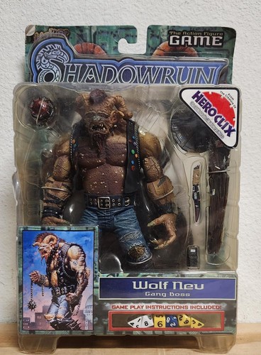 Shadowrun Duels Wolf Neu Gang Boss Action Figure Series Two WizKids ...