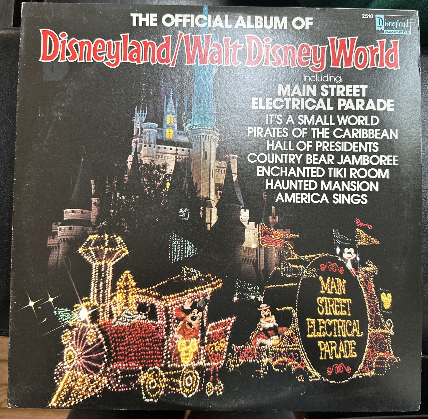 Official Album of Disneyland/Walt Disney World 1980 Disney 2510 LP NM ...