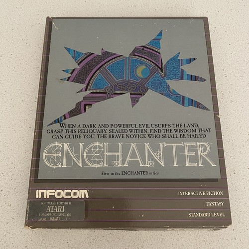 Enchanter Apple II Atari 48K Fantasy Spiel Big Box Infocom 1983 Sealed ...