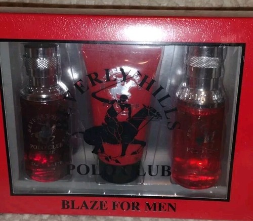 Beverly Hills Polo Club Blaze For Men 3pc After Shave, Eau DE Toilette ...