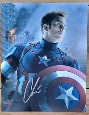 Chris Evans Captain America Autographed Signed 8x10 Photo COA RAD | eBay