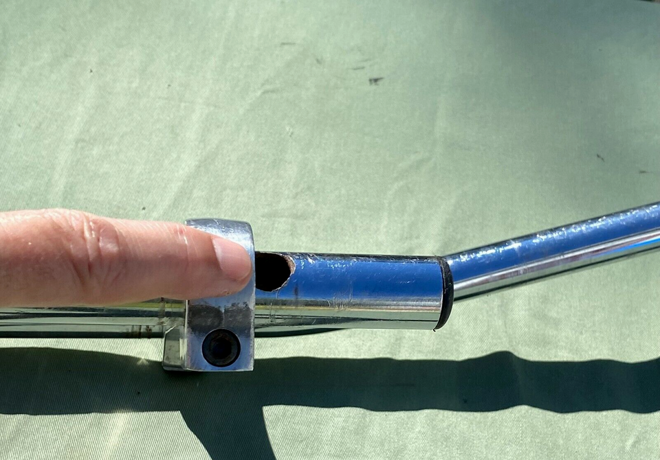 Springer Chopper Motorcycle 7/8" Handlebar w/ Finch Style DogBone 6 ...