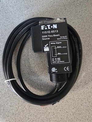 Eaton 1151E-6513 Photoelectric Sensor,Rectangl,Thru-Beam Eaton Enhanced ...