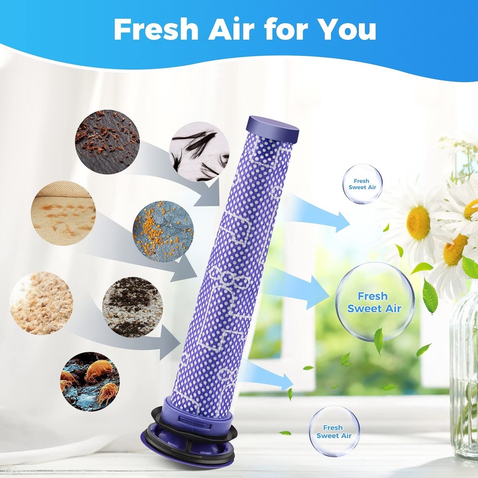 3Pack Pre Filters Replacement for Dyson - Vacuum Filter Compatible with ...