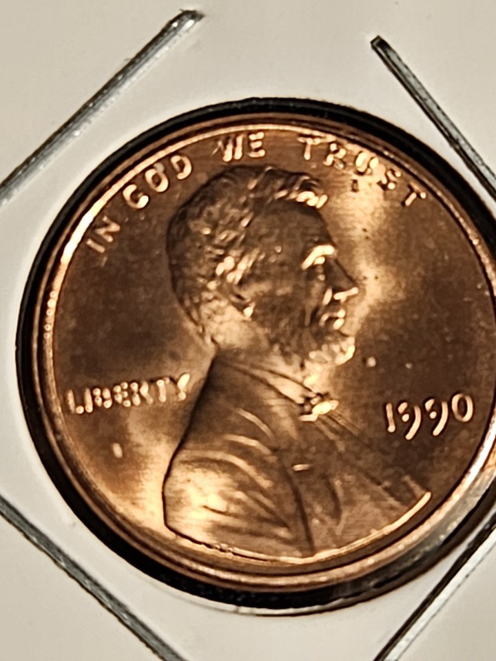 1990 Lincoln Memorial Penny Errors No Mint Mark, UNC., (MS) | eBay