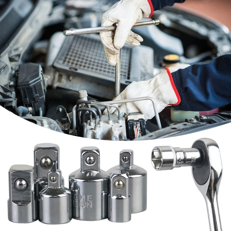 1/4" 3/8" 1/2" Drives Ratchet Socket Set Impact Wrench Joint Socket Adapter | eBay