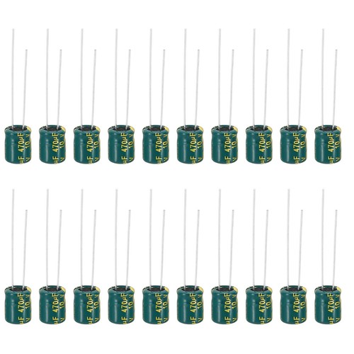 10V 470uF Electrolytic Capacitors, 20Pcs Aluminum Electrolytic ...