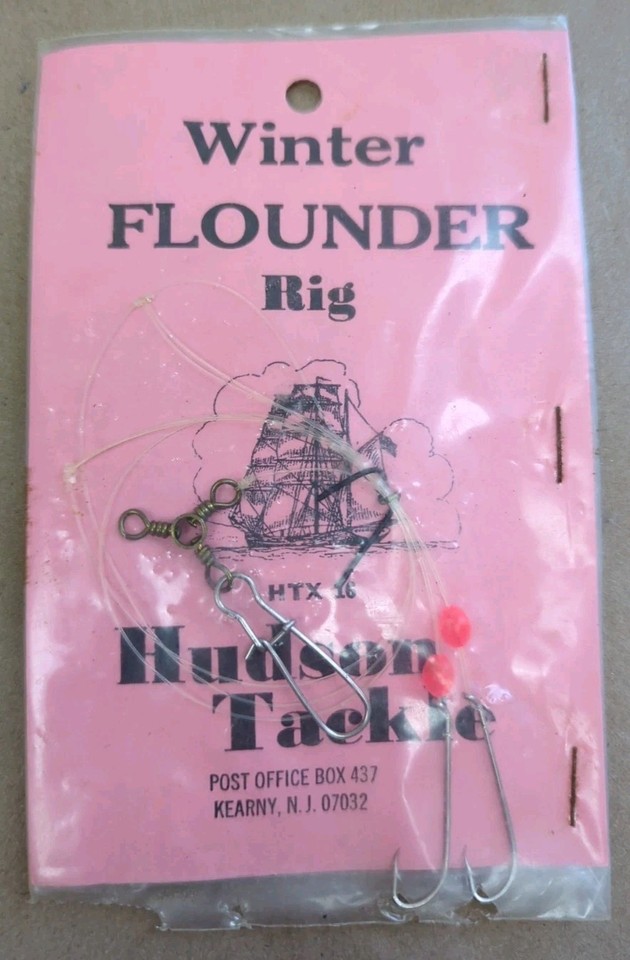 VTG Hudson Tackle Lot of 7 Winter Flounder Rig HTX-16 Made in USA | eBay