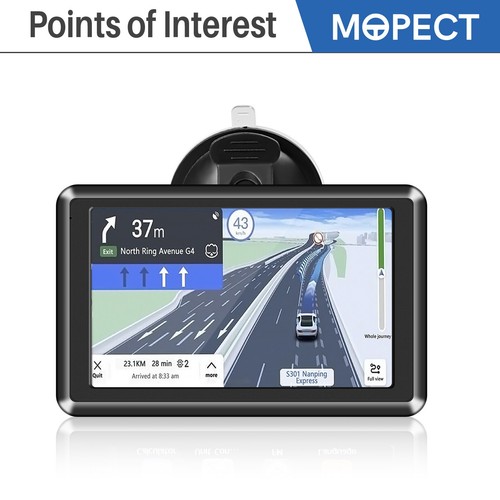 MOPECT 5" Sat Navs for Cars Truck HGV Lorry LGV Navigator Free UK Map ...
