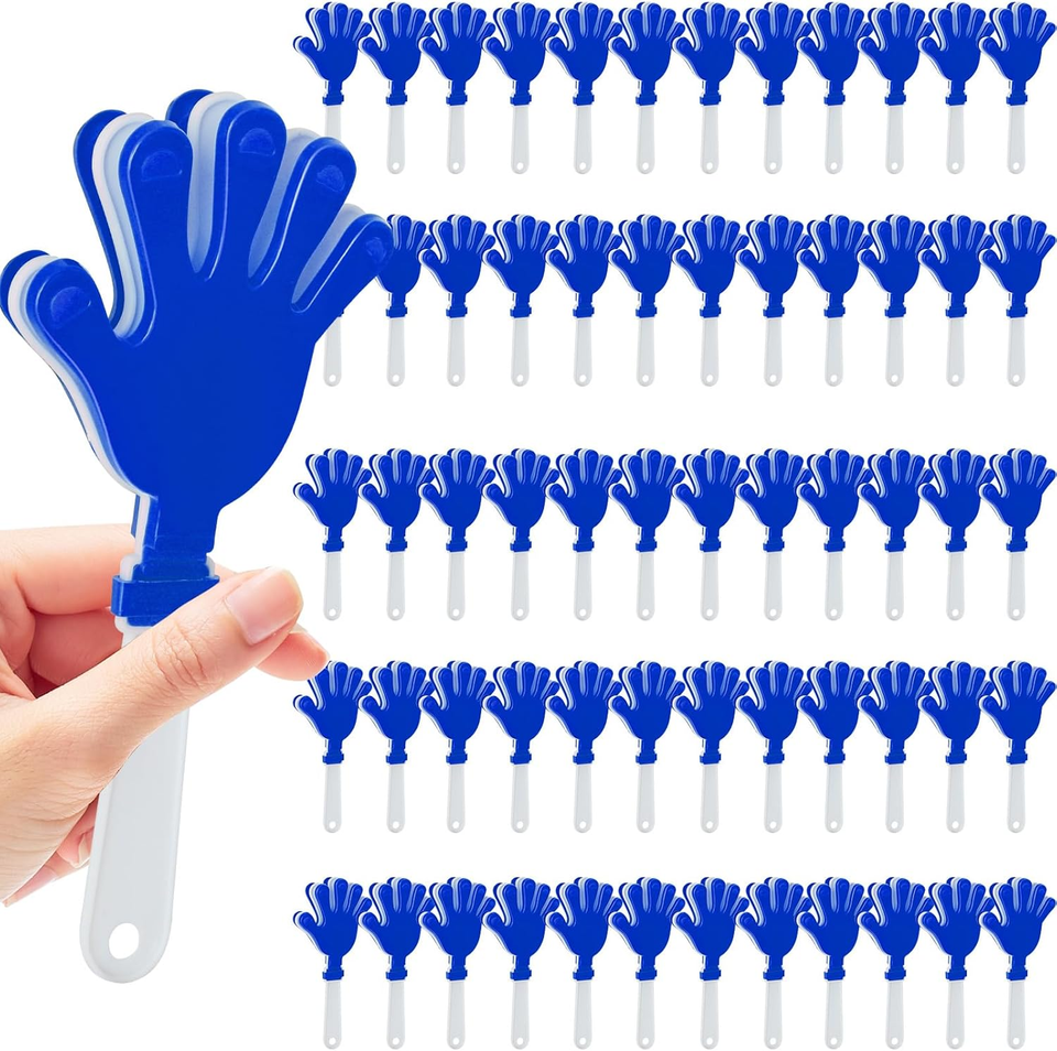 48 Pcs Hand Clappers Noisemakers 7.5 Inch Clappers Noisemakers Plastic Hand Clap | eBay