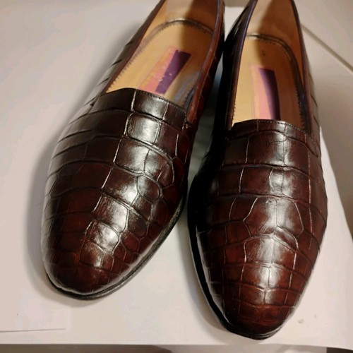 SUSAN BENNIS WARREN EDWARDS BFull Alligator Mens Loafers Shoes - 10 A D ...