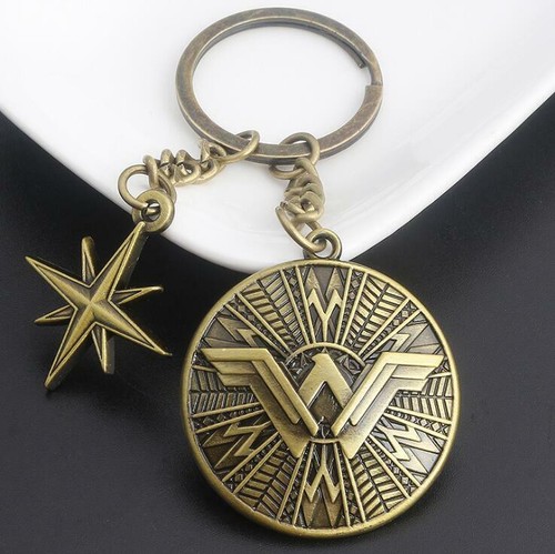 Comics Justice League Wonder Woman Alloy Key Chains Superhero Keychain ...