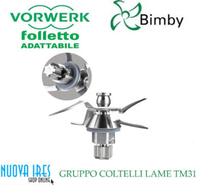 LAME TM 31 BIMBY LAME VORWERK CONTEMPORA THERMOMIX COMPATIBILE DI ALTA ...