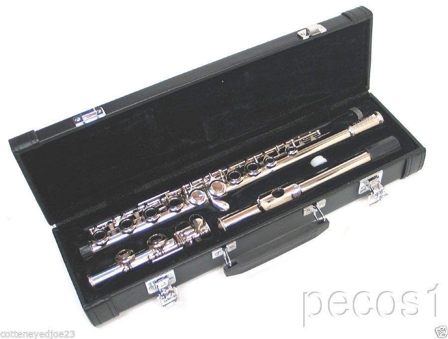 FLUTE-NEW STUDENT/ INTERMEDIATE/PRO CONCERT SILVER BAND FLUTES-WITH ...