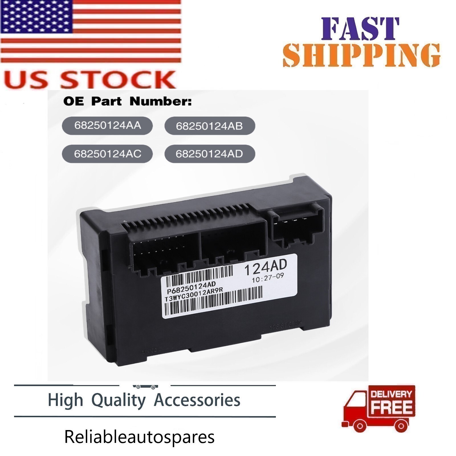 Programmed Transfer Case Control Module For 2016-2018 Dodge Jeep Grand ...