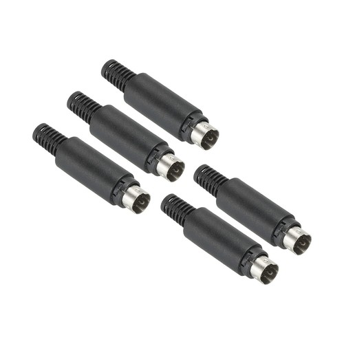 PATIKIL S-Video DIN Mini Male Socket 8 Pin Signal Transmission for TV ...