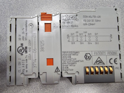 WAGO 750-430 DC Input Module, 8 point, for PNP type inputs | eBay