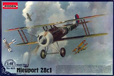 Roden Models 1/48 NIEUPORT 28c1 American WWI Fighter | eBay