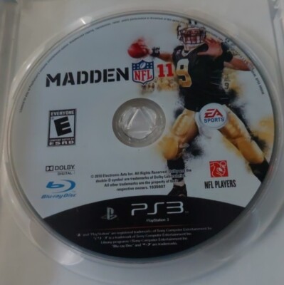 Madden NFL 11 (Sony PlayStation 3, 2010) CD Only 14633193565| eBay