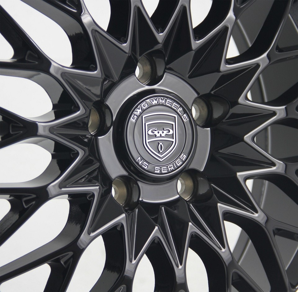 NS5 18 inch Black Chrome Rim fits MITSUBISHI LANCER GT - GTS 2008-2018 ...