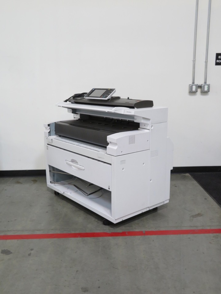 Ricoh MPW6700 wide format copier printer scanner - only 51K meter ...