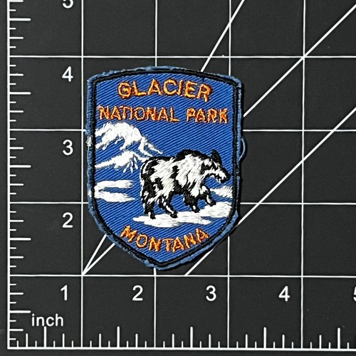 Glacier National Park Montana Patch Goat MT Embroidered Sew On | eBay