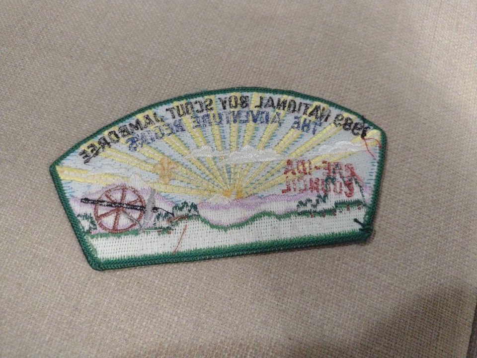 BSA Council Shoulder Patch Boy Scouts Ore-Ida 1989 National Jamboree | eBay