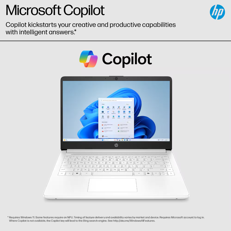 HP Laptop Computer 14 Intel CPU 8GB RAM & 628GB Storage Office 2024 ...