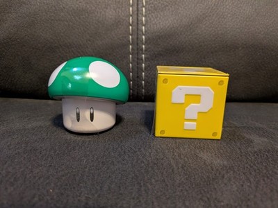 Sealed 2010 Nintendo Coin Candies & Mushroom Sours In Tin Boxes Super ...