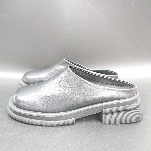 Select Moca Fake Leather Slide Shoes Sandals Size M Black Women'S E ...