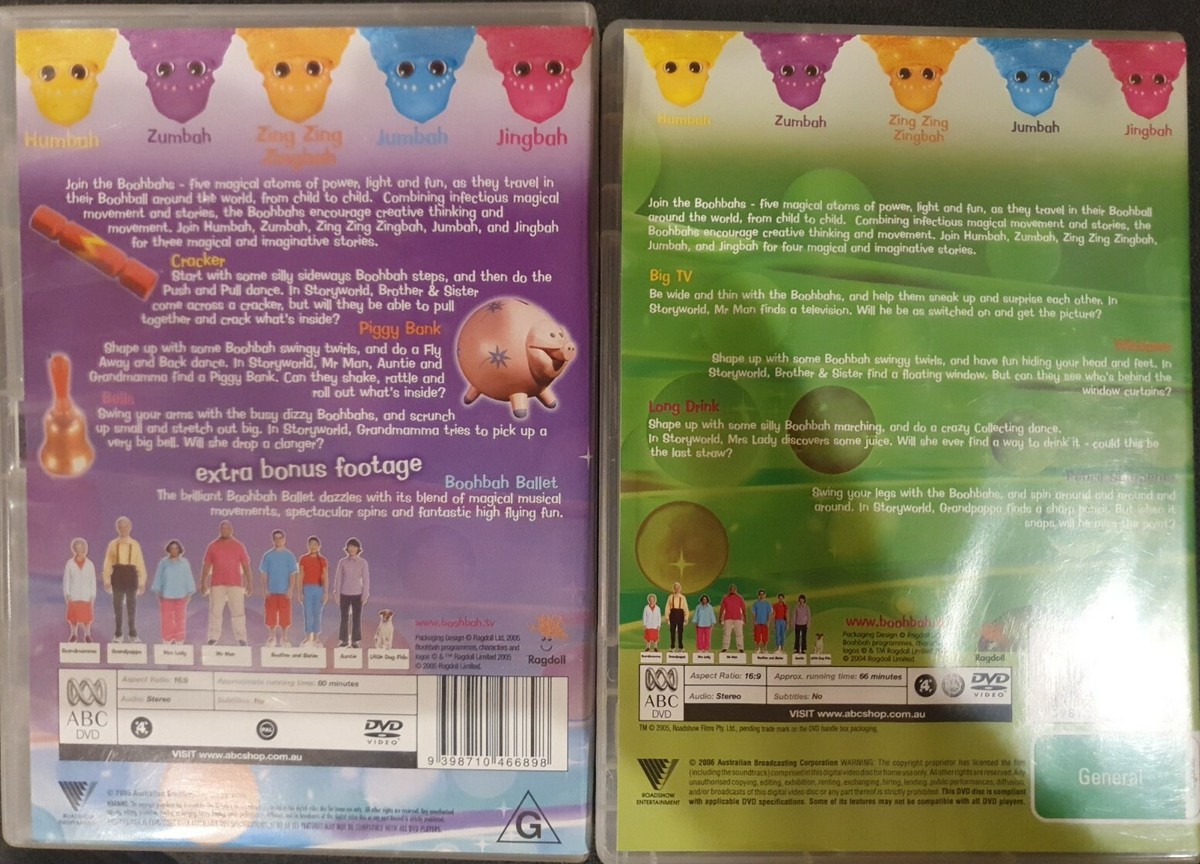 Dvd De Calcetines Chirriantes Boohbah